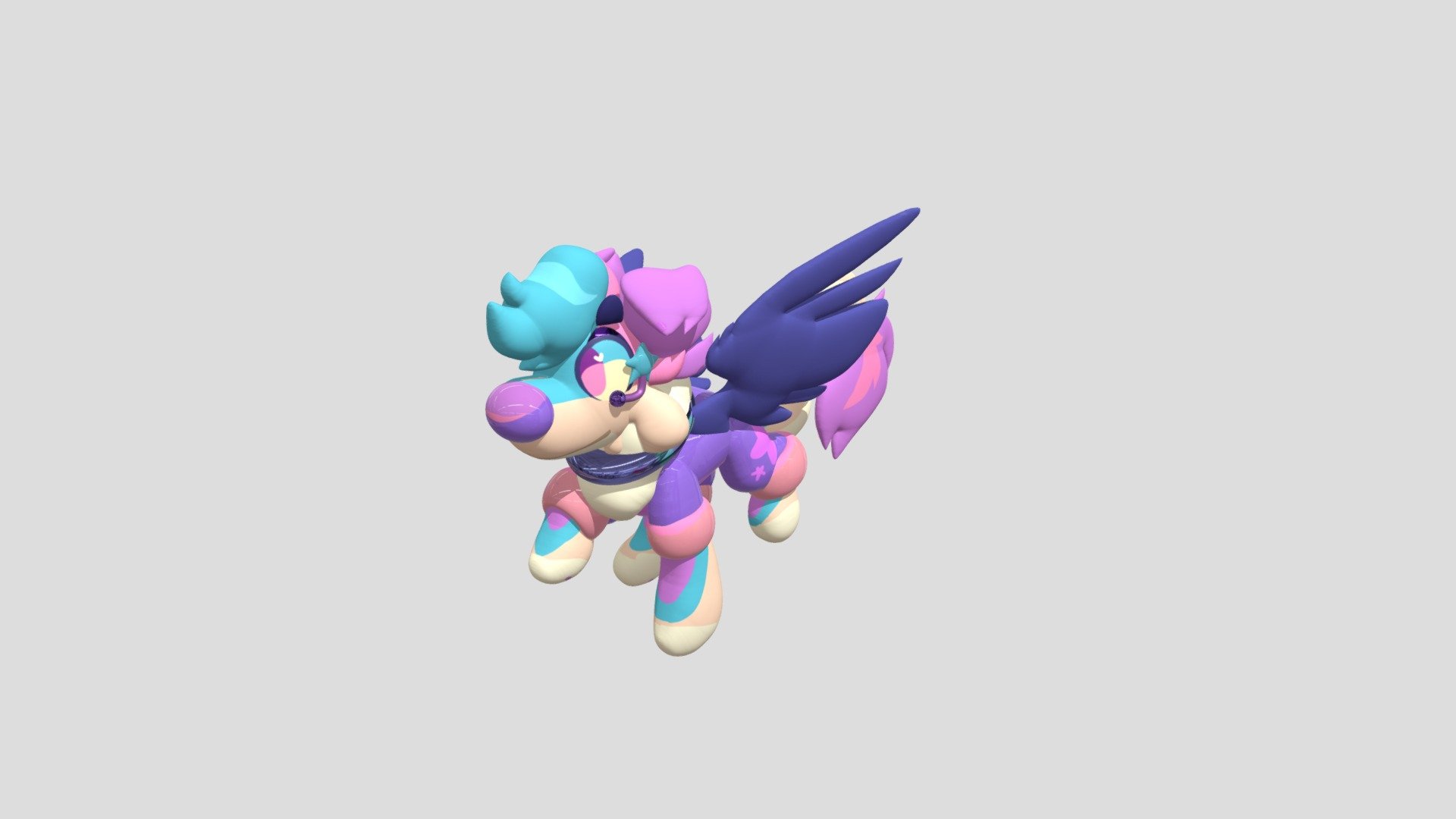 Wilbur / Fullbody Model / Asymmetrical - 3D model by Icefall [7c218b3 ...