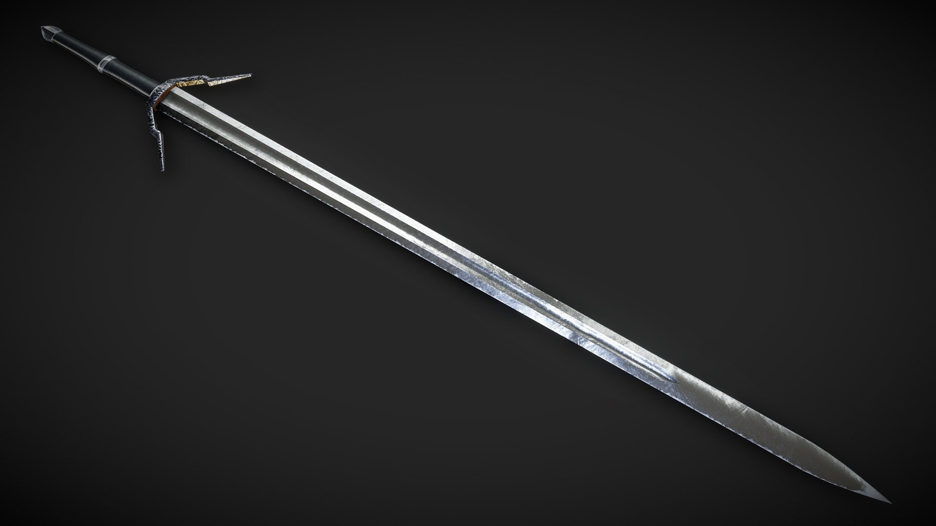 Witcher type sword 2 - Buy Royalty Free 3D model by Joan LP ...