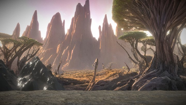 Landscape 3D models - Sketchfab