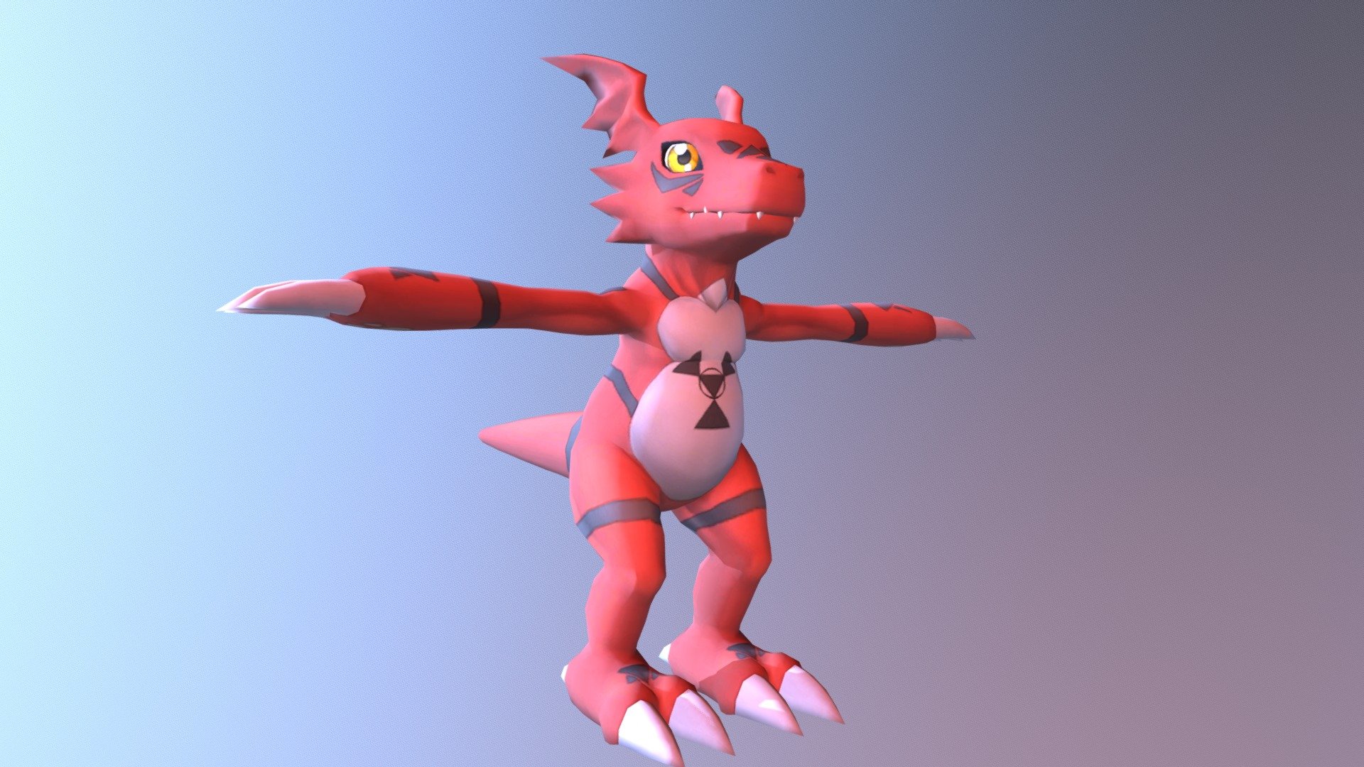 Guilmon - 3D model by Juan Carlos (@konetl2012) [7c227e0] - Sketchfab