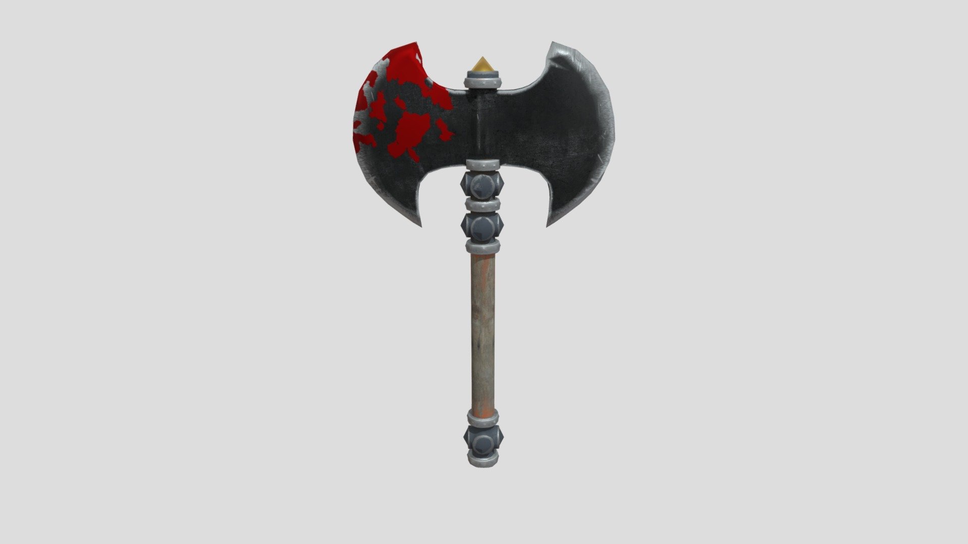 Double axe - 3D model by Javier López Cuadrado (@jlc149) [7c24956 ...