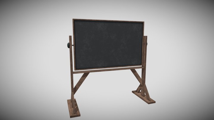Chalkboard 3D models - Sketchfab