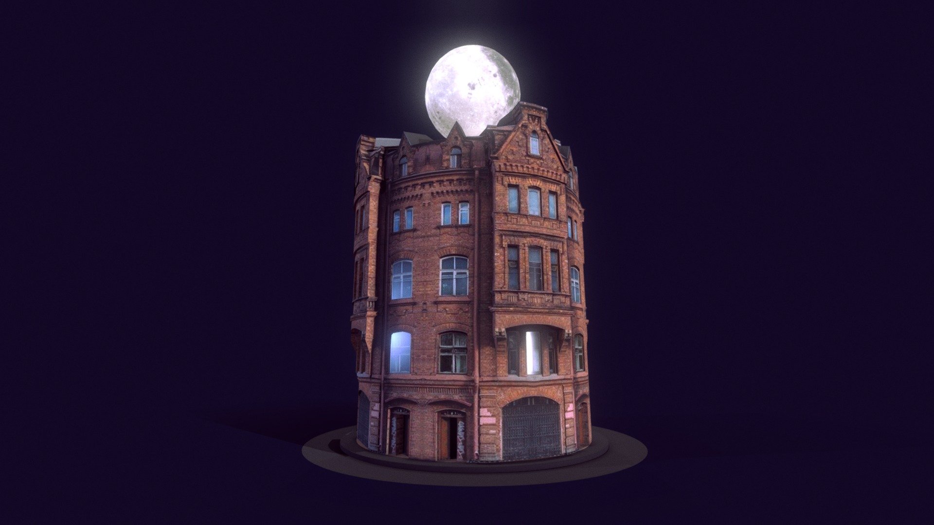 Moon tower - Download Free 3D model by TadenStar [7c2706e] - Sketchfab