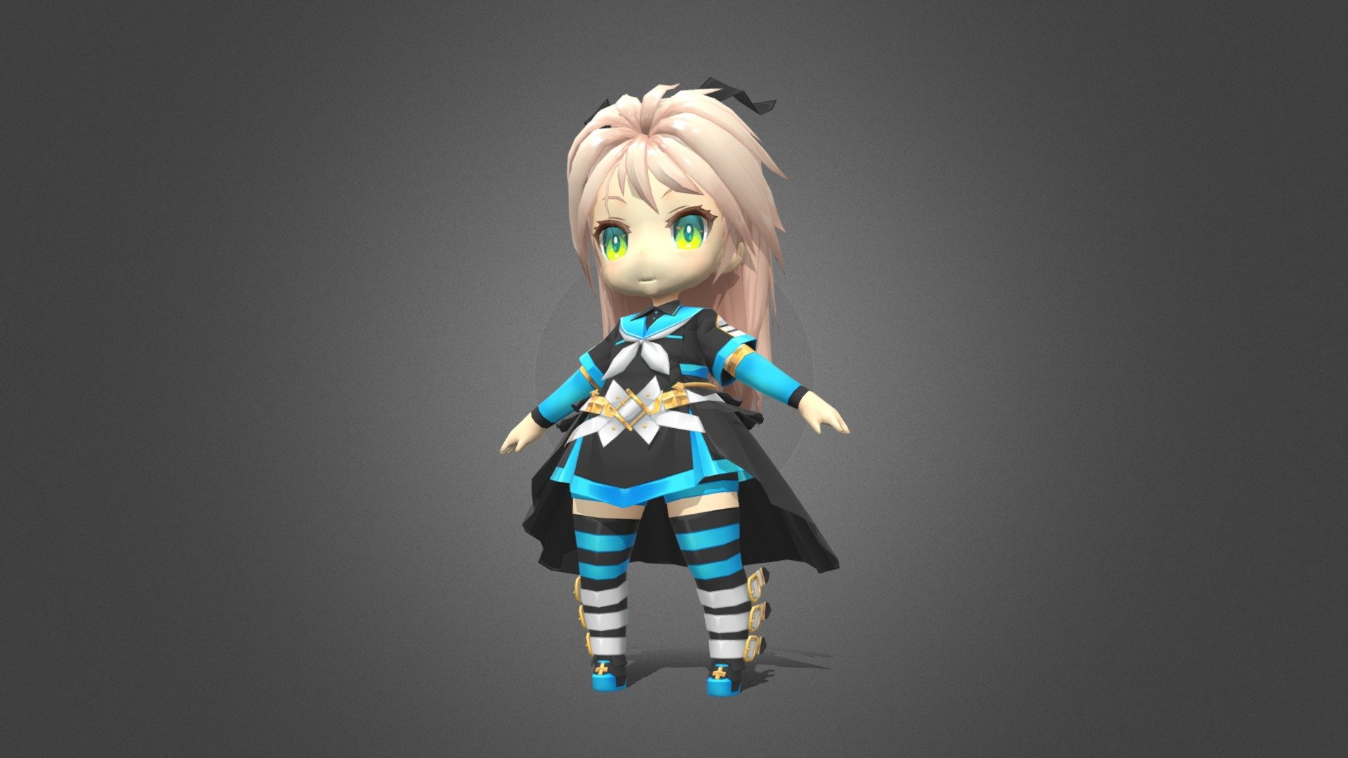 [Costume] Unity-Chan! Battle Costume - 3D model by Zzimo [7c27ef4 ...