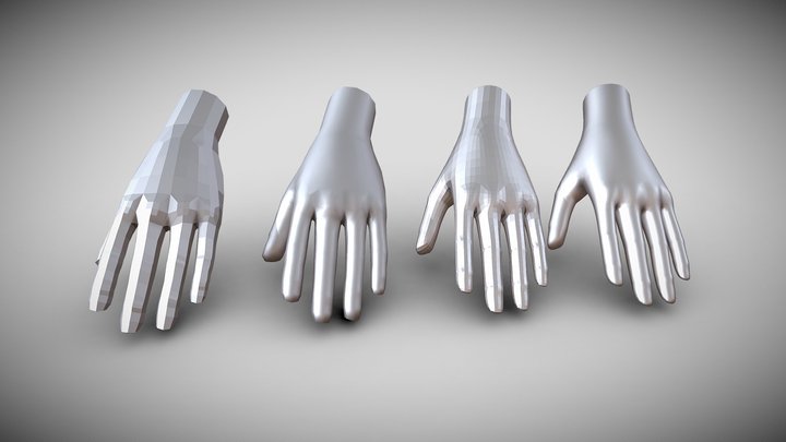 Handworkflow 3D models - Sketchfab