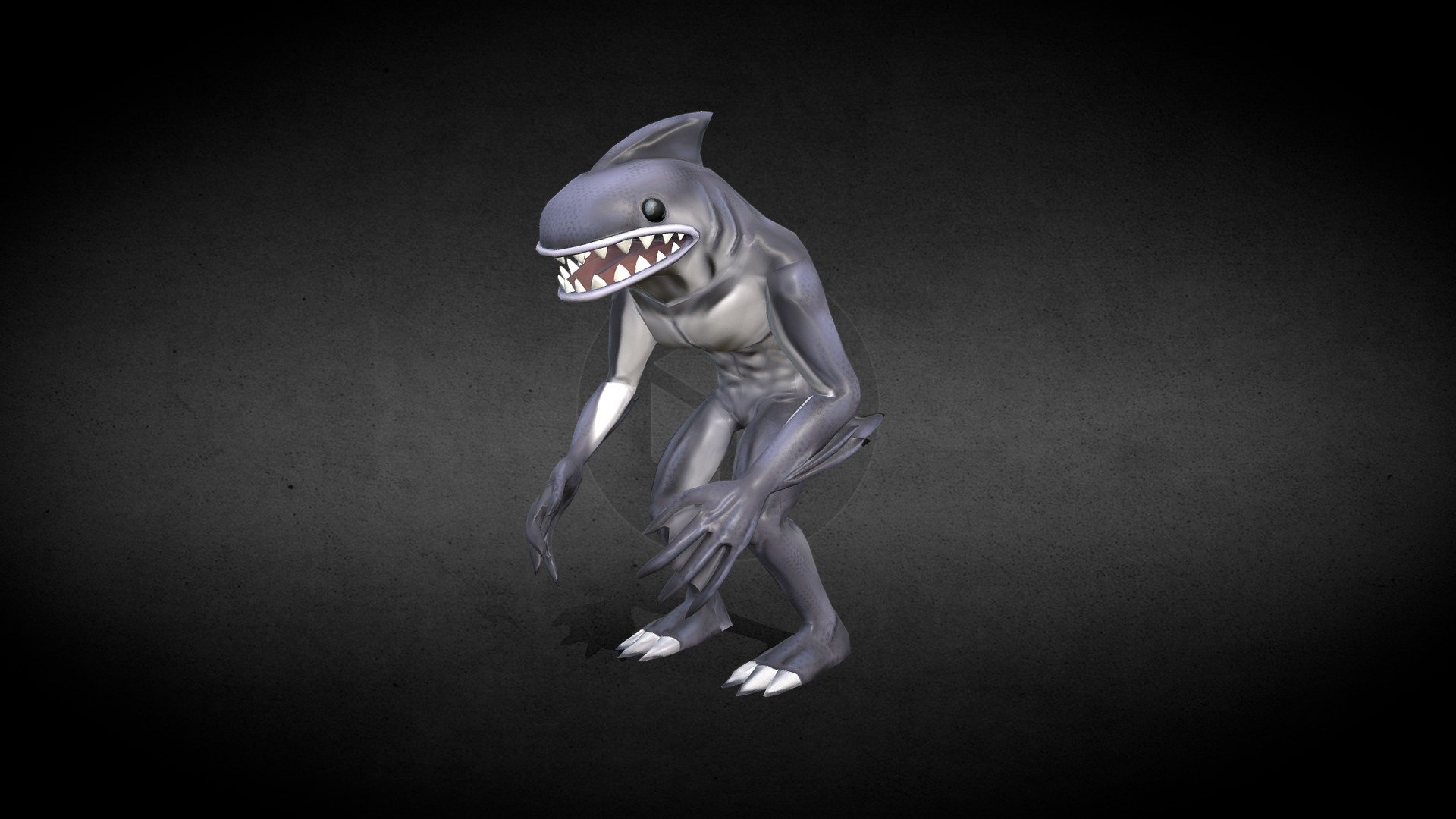 Fish Man / Humanoid Shark Creature - 3D model by KamBru (@kamdroid ...