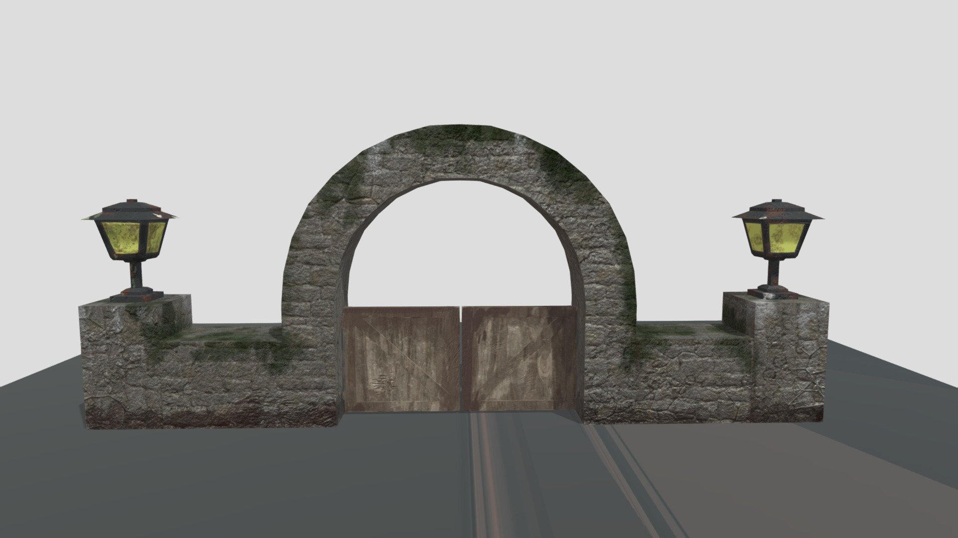 The Gate - Download Free 3D model by EmersonLimey [7c2a4d1] - Sketchfab