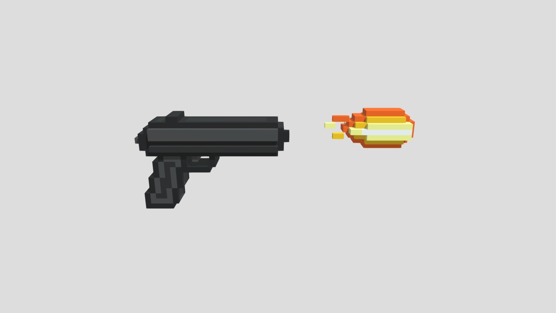 Fire Gun - Download Free 3D model by aliciaV [7c2ab56] - Sketchfab