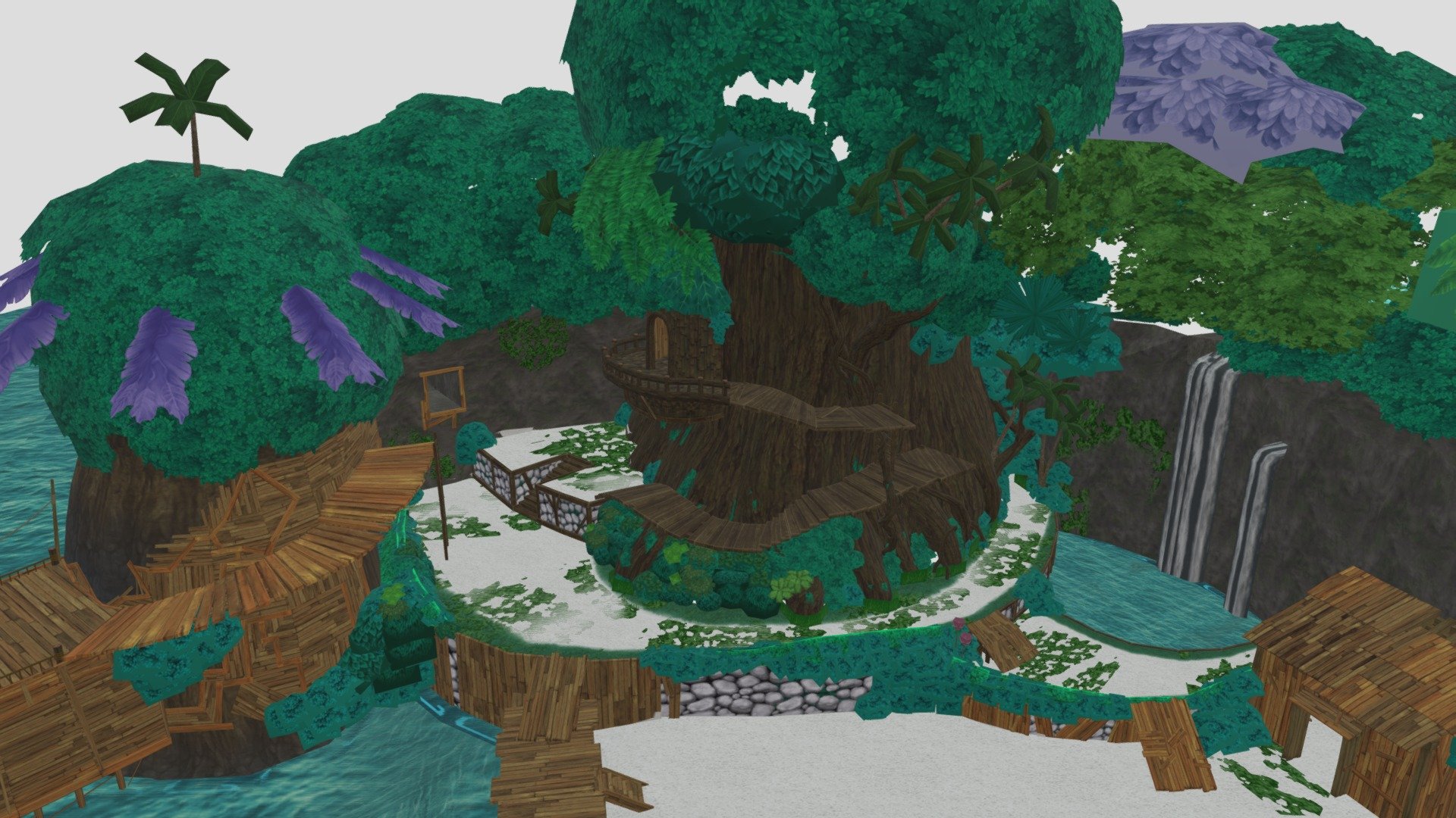 Kingdom Hearts - Destiny Islands Seashore - Download Free 3D model by ...
