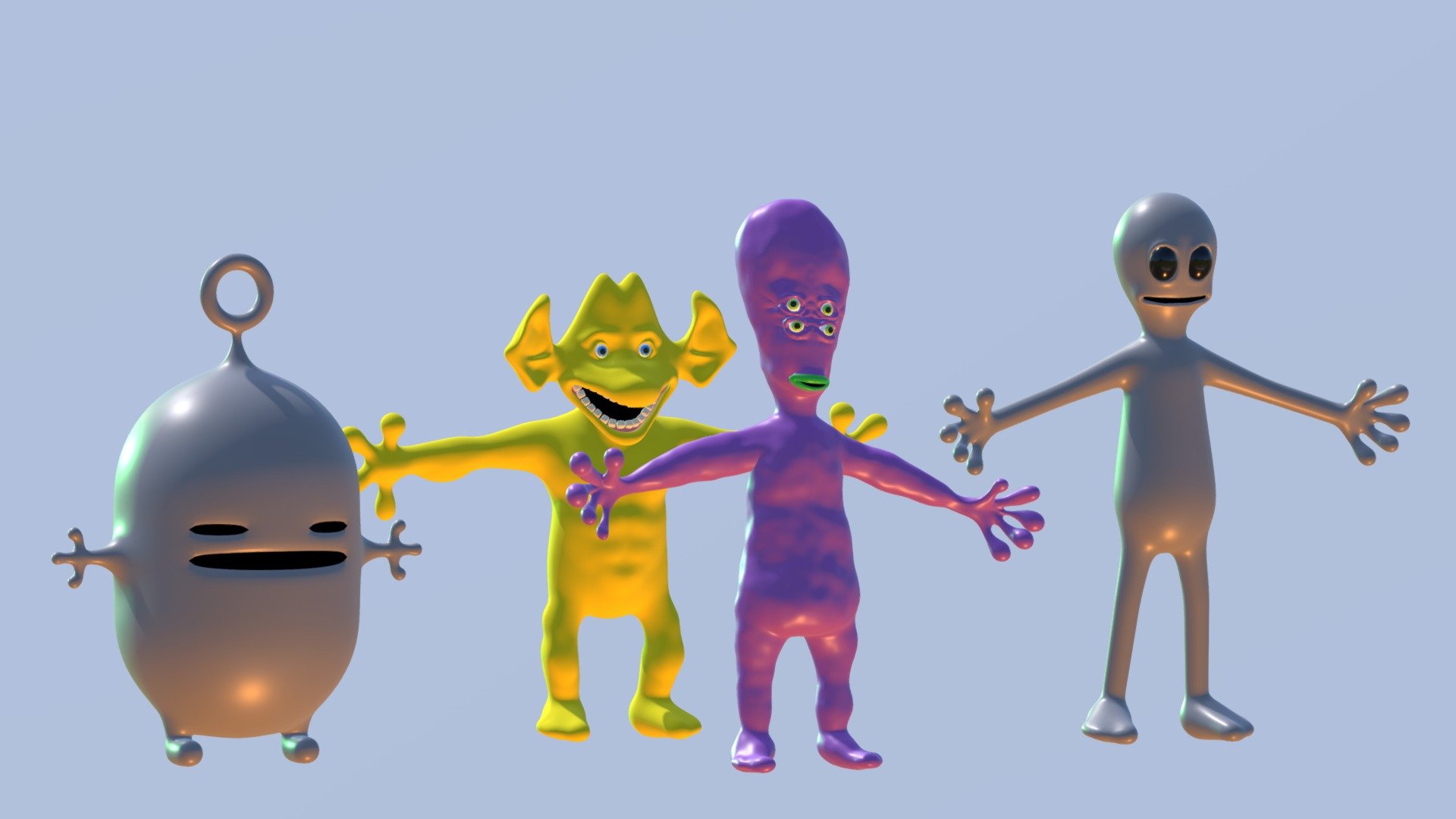 Alien Freaksters - Download Free 3D model by pizzabrian [7c2e654 ...