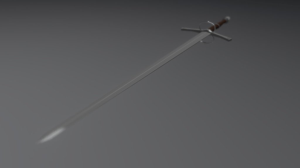 Longsword - 3D model by ASimonsDennis (@asimonsdenns) [7c2fc0c] - Sketchfab