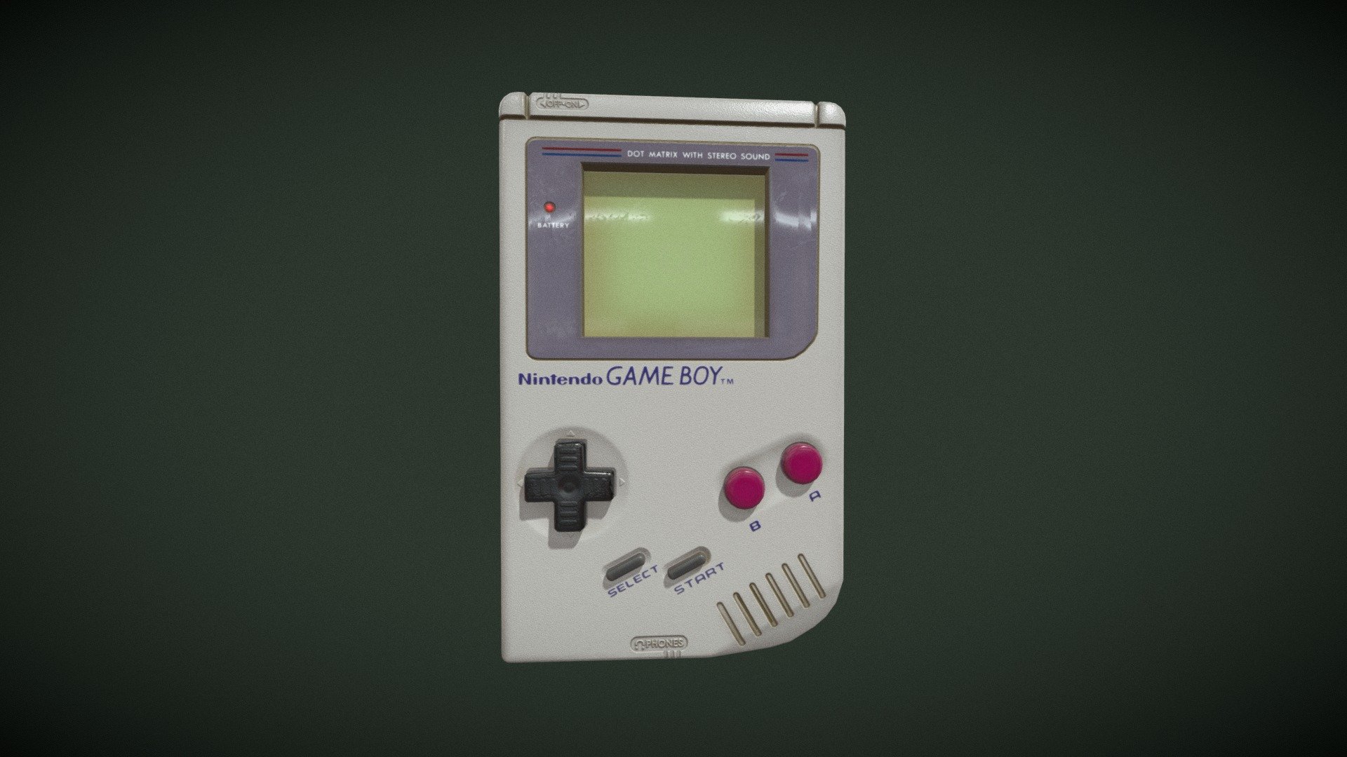 Original Gameboy - Download Free 3D model by AtTheSpeedOf [7c329c3 ...