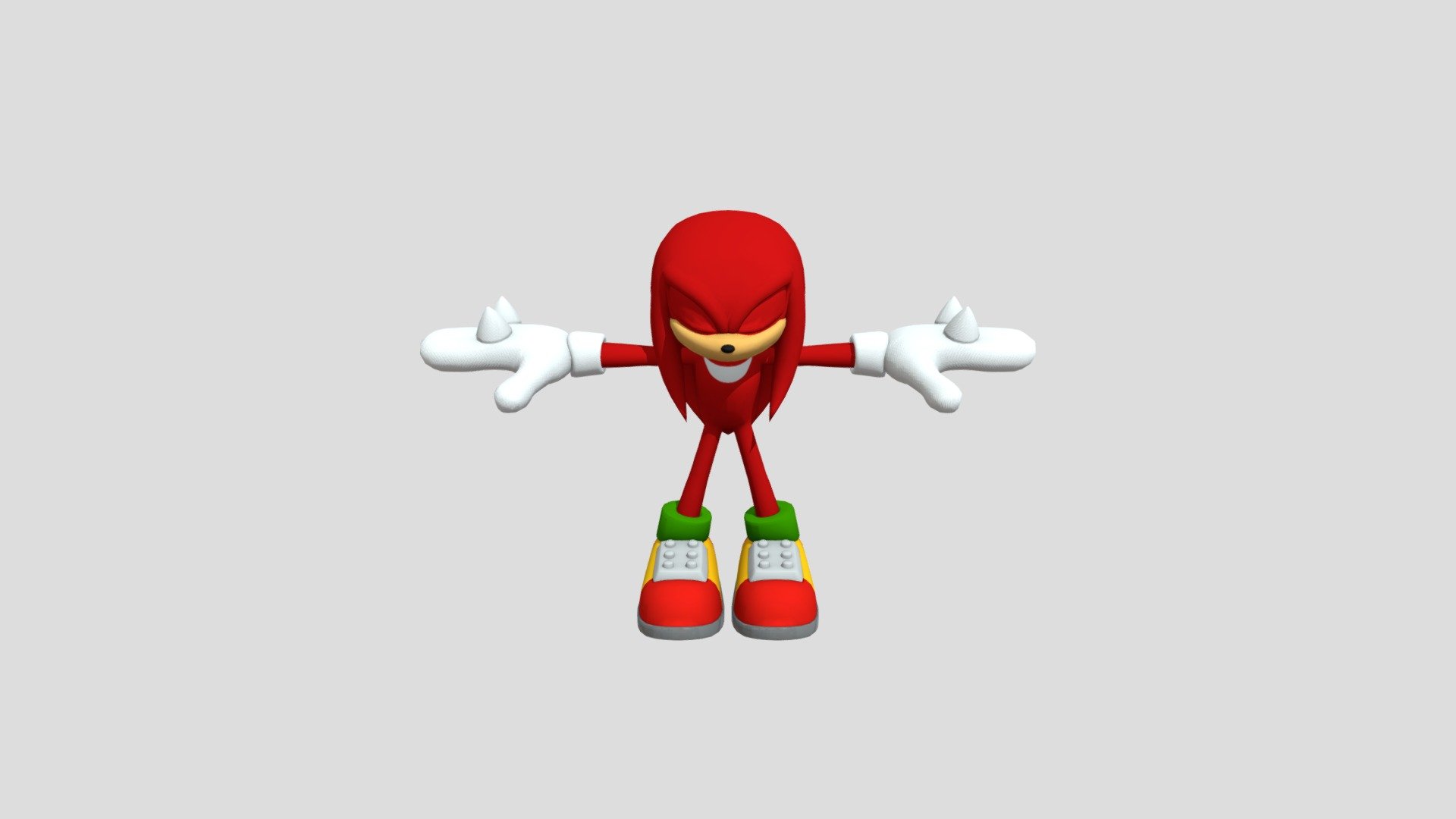 PC Computer - Sonic Forces - Knuckles the Echidn - 3D model by ...