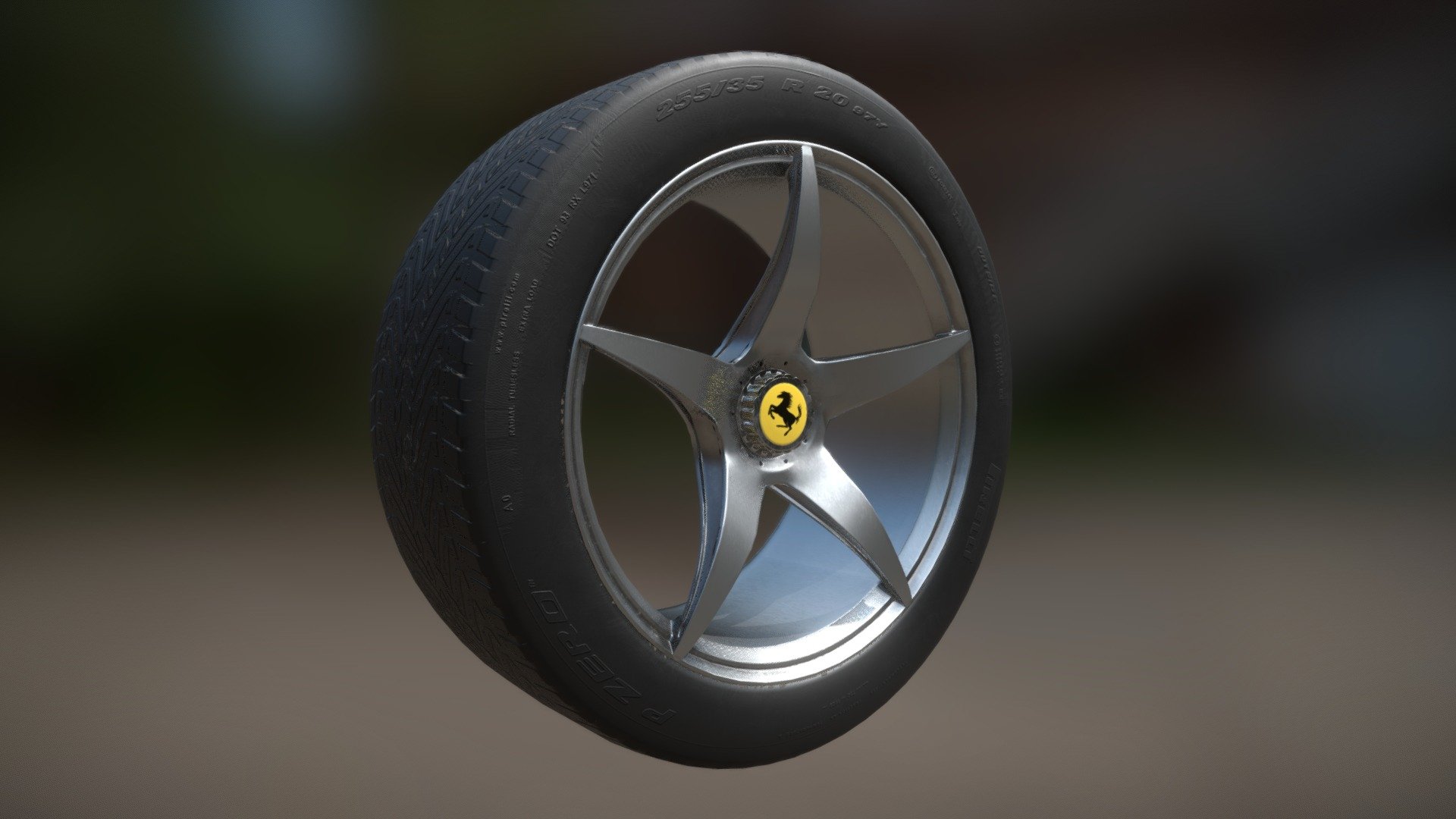 Laferrari Wheel: Low Poly - 3D model by RBGore [7c367b5] - Sketchfab