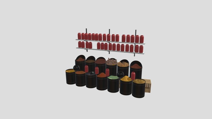 Spices 3D models - Sketchfab