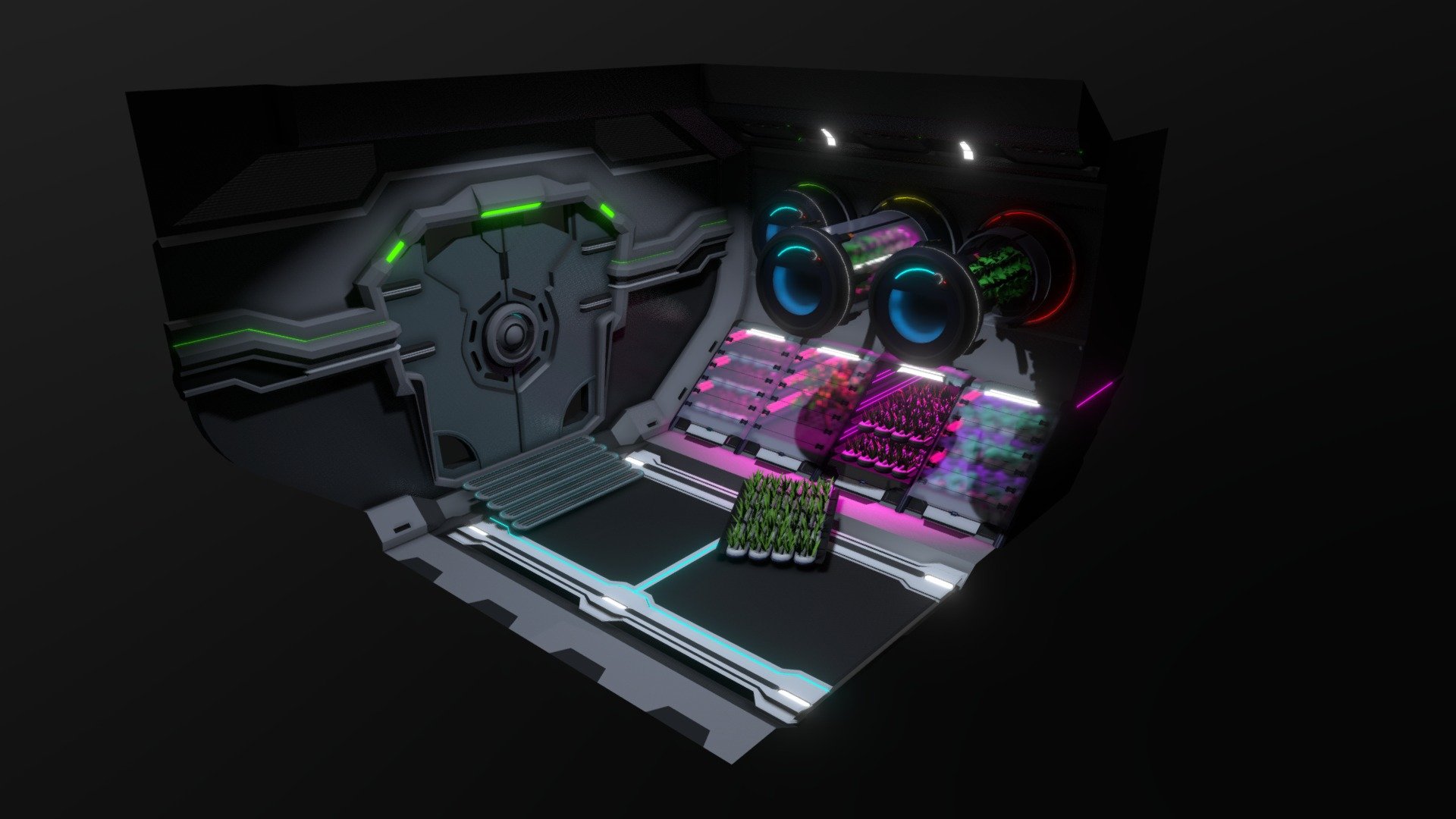 Space Farm - 3D model by Maksim (@Praivy) [7c382e2] - Sketchfab