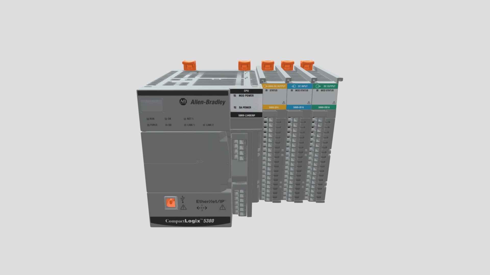 CompactLogix™ 5380 Process Controller_V1 - Download Free 3D model by Aquent Studios at Rockwell ...