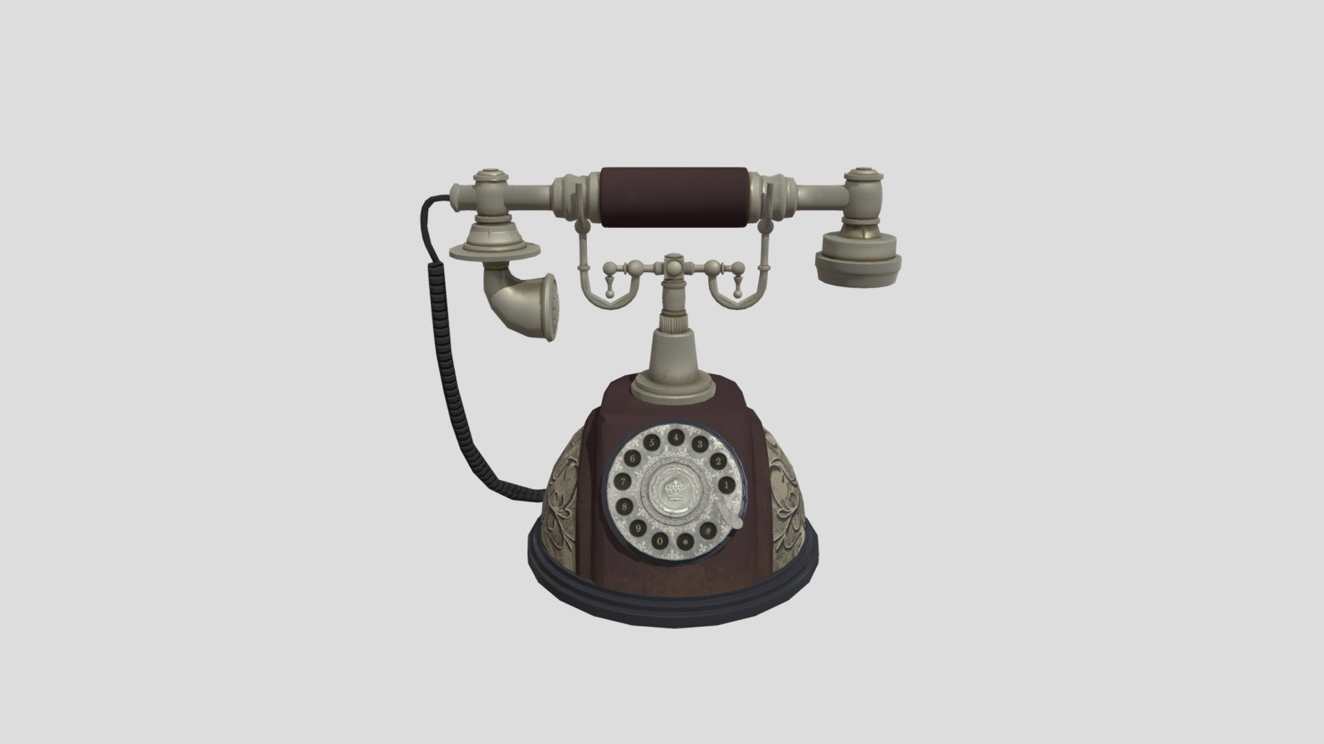 Antique Telephone - 3D model by TreasuredTeam [7c38755] - Sketchfab