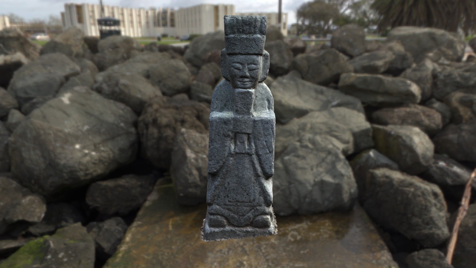Muninseok - Korean Stone Statue - Buy Royalty Free 3D model by Evega0 ...