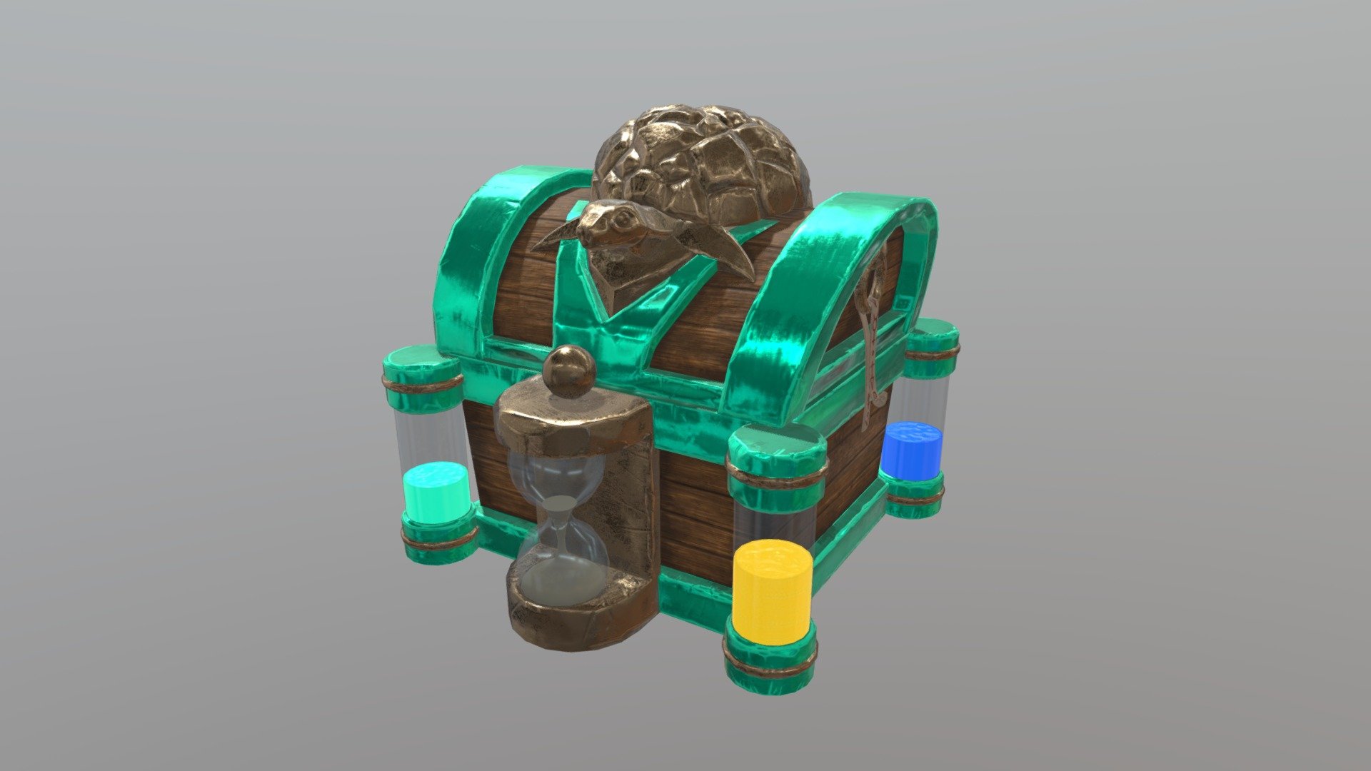Magic chest - 3D model by xt13r [7c3acbb] - Sketchfab