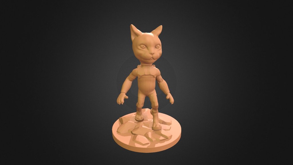Space Cat Pathfinder WIP - 3D model by Protogonos [7c3ad1c] - Sketchfab