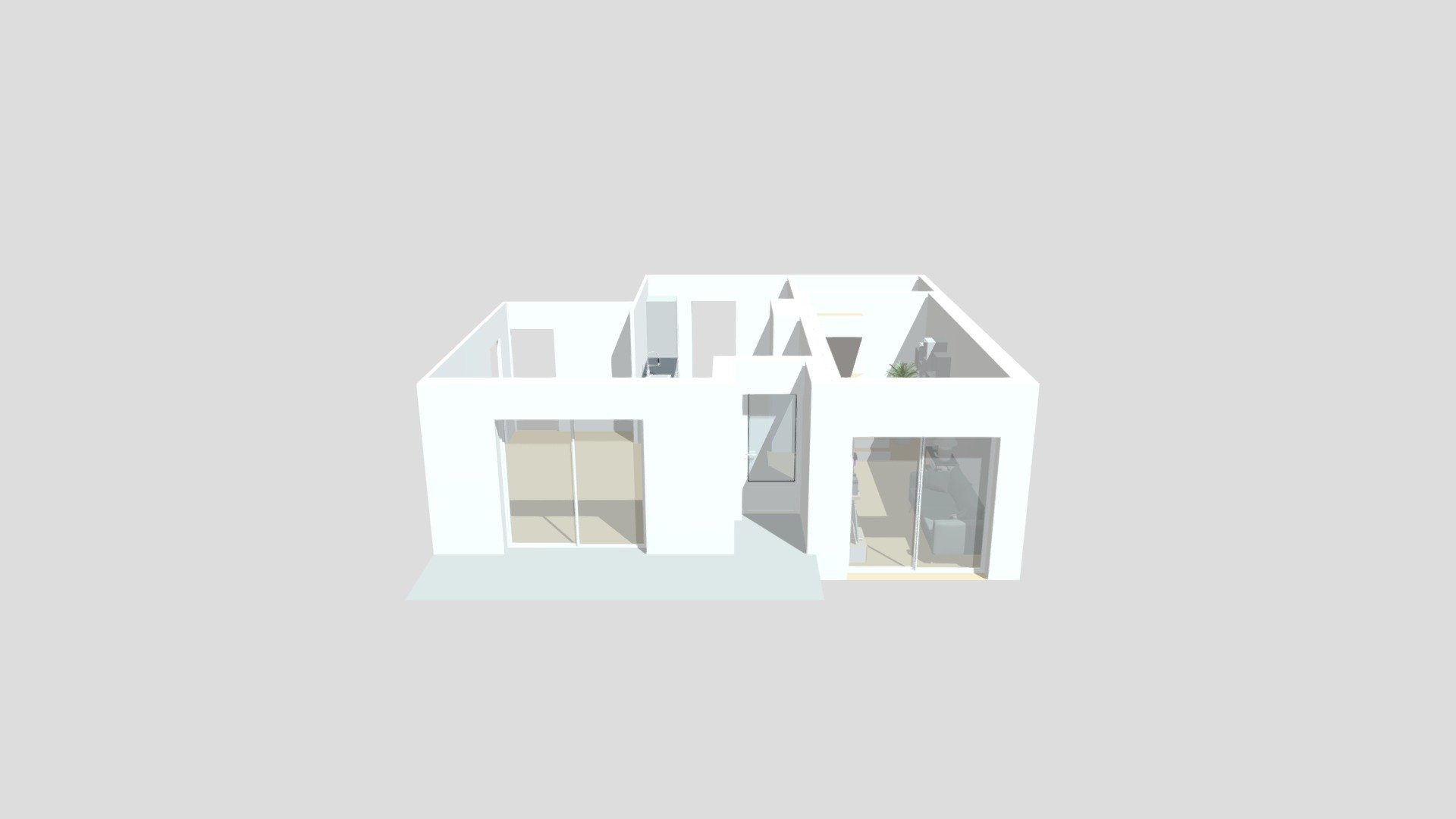 SANDRINE - 3D model by GLplans [7c3b8cb] - Sketchfab
