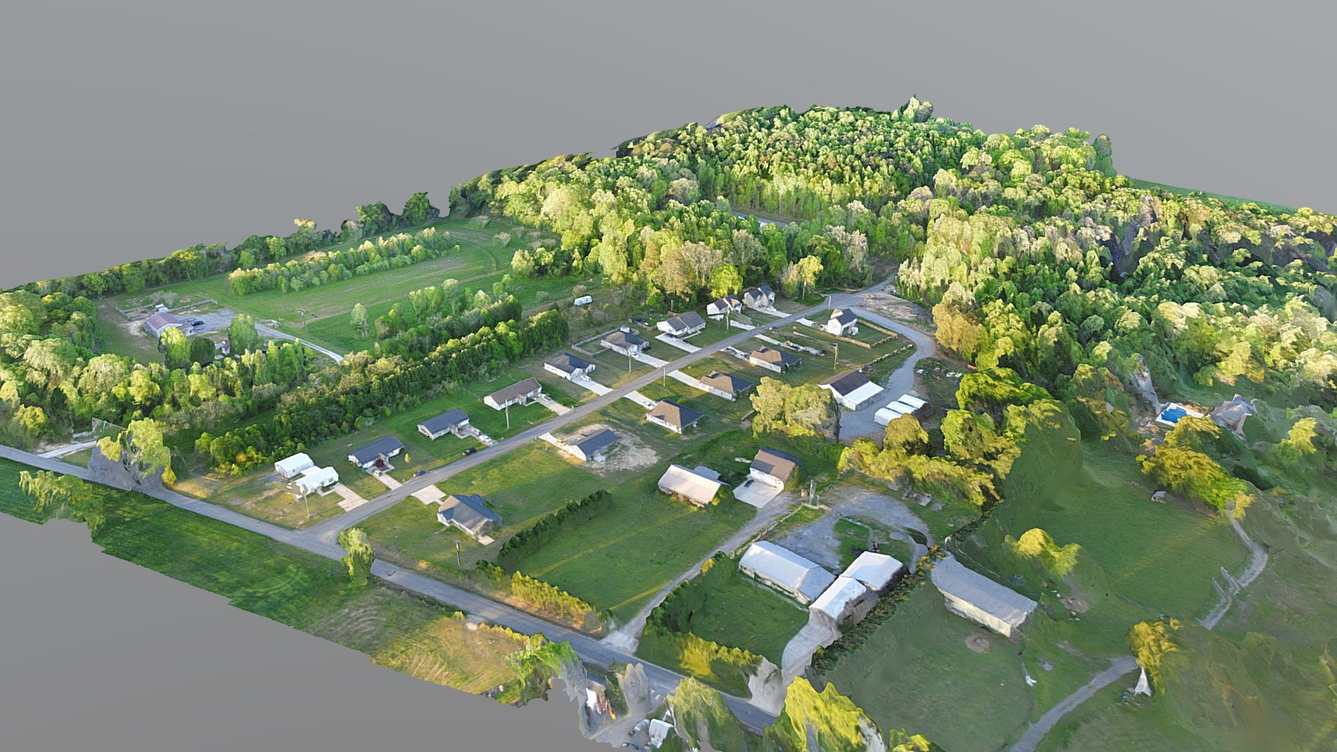 Neighborhood - Download Free 3D model by johnnokomis [7c3bfff] - Sketchfab