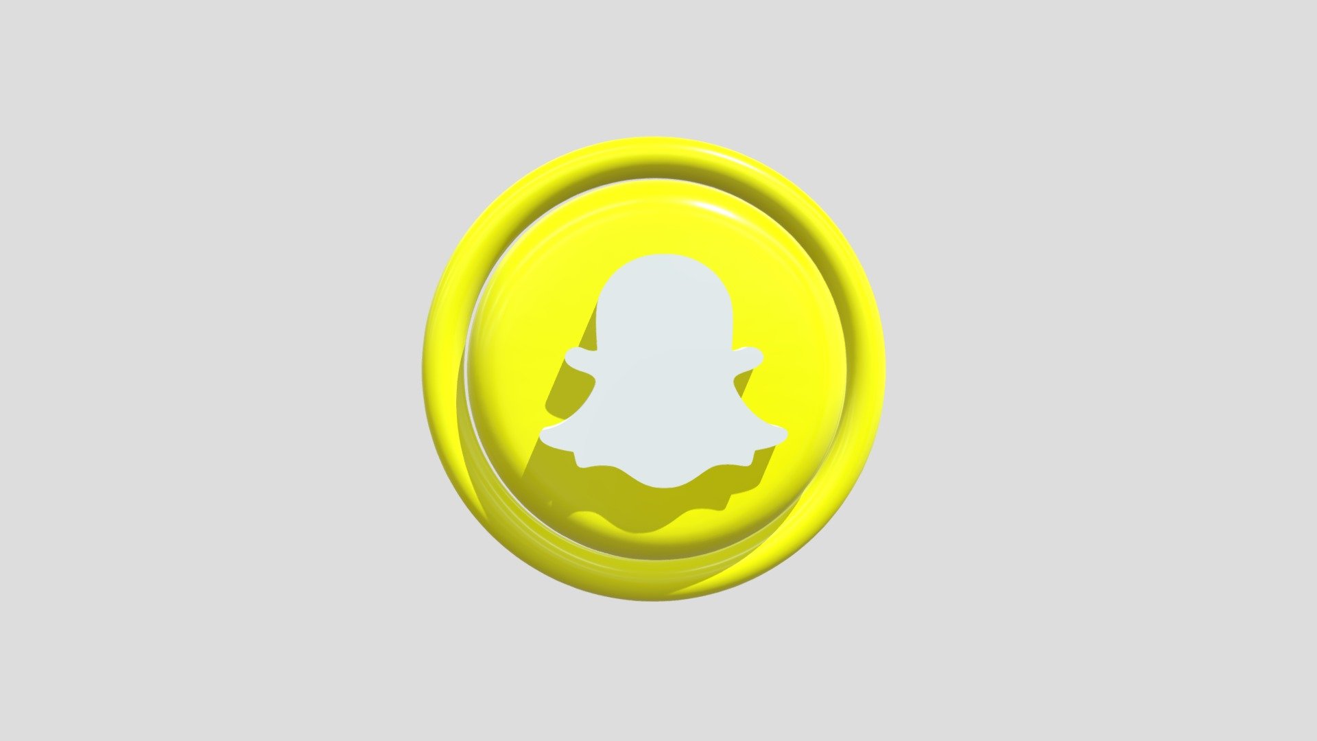3D Snapchat Logo - Download Free 3D model by pengedarseni [7c3d194 ...