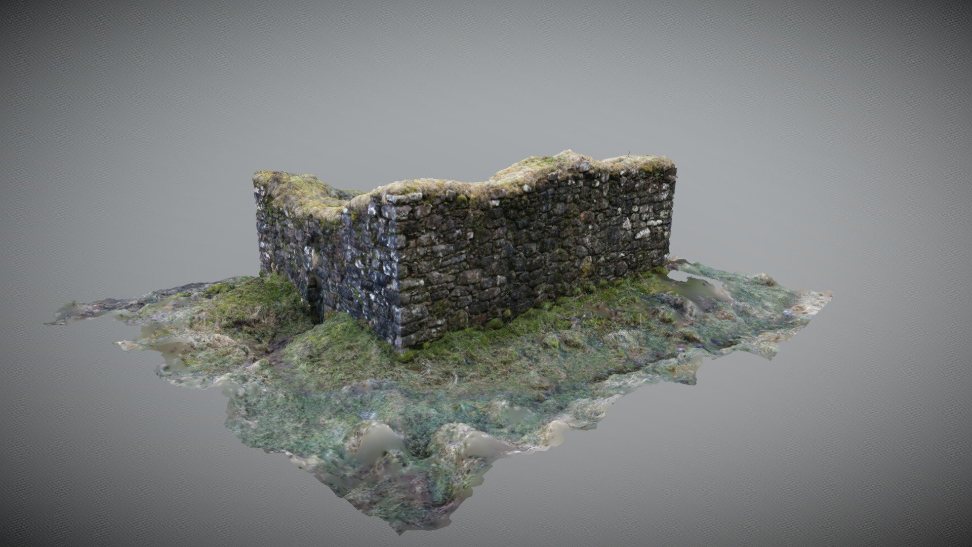 Boghead Bastle (defended farm) - 3D model by Forestry England ...