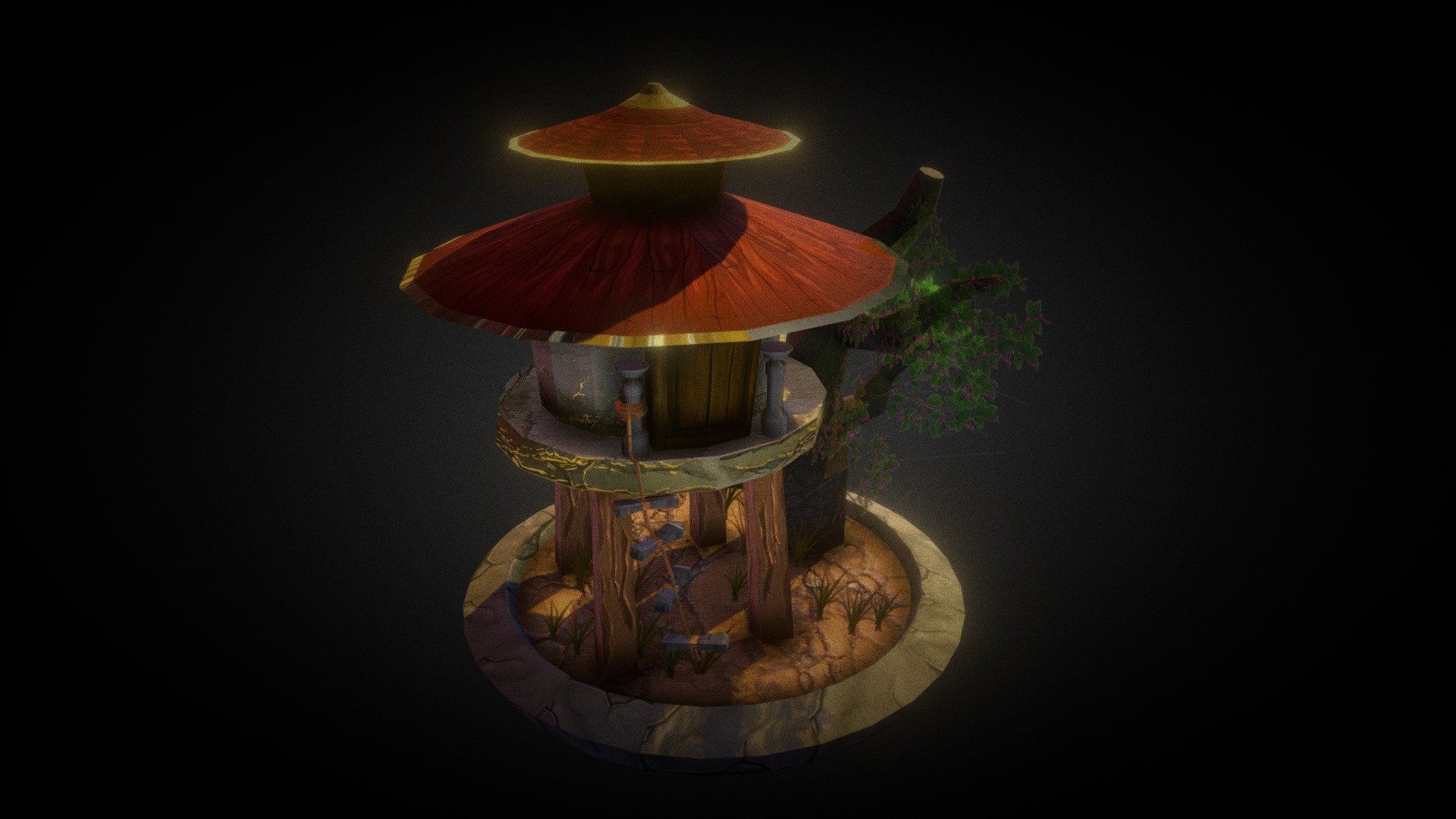 A Tree House - Download Free 3D model by daydev [7c3f11c] - Sketchfab