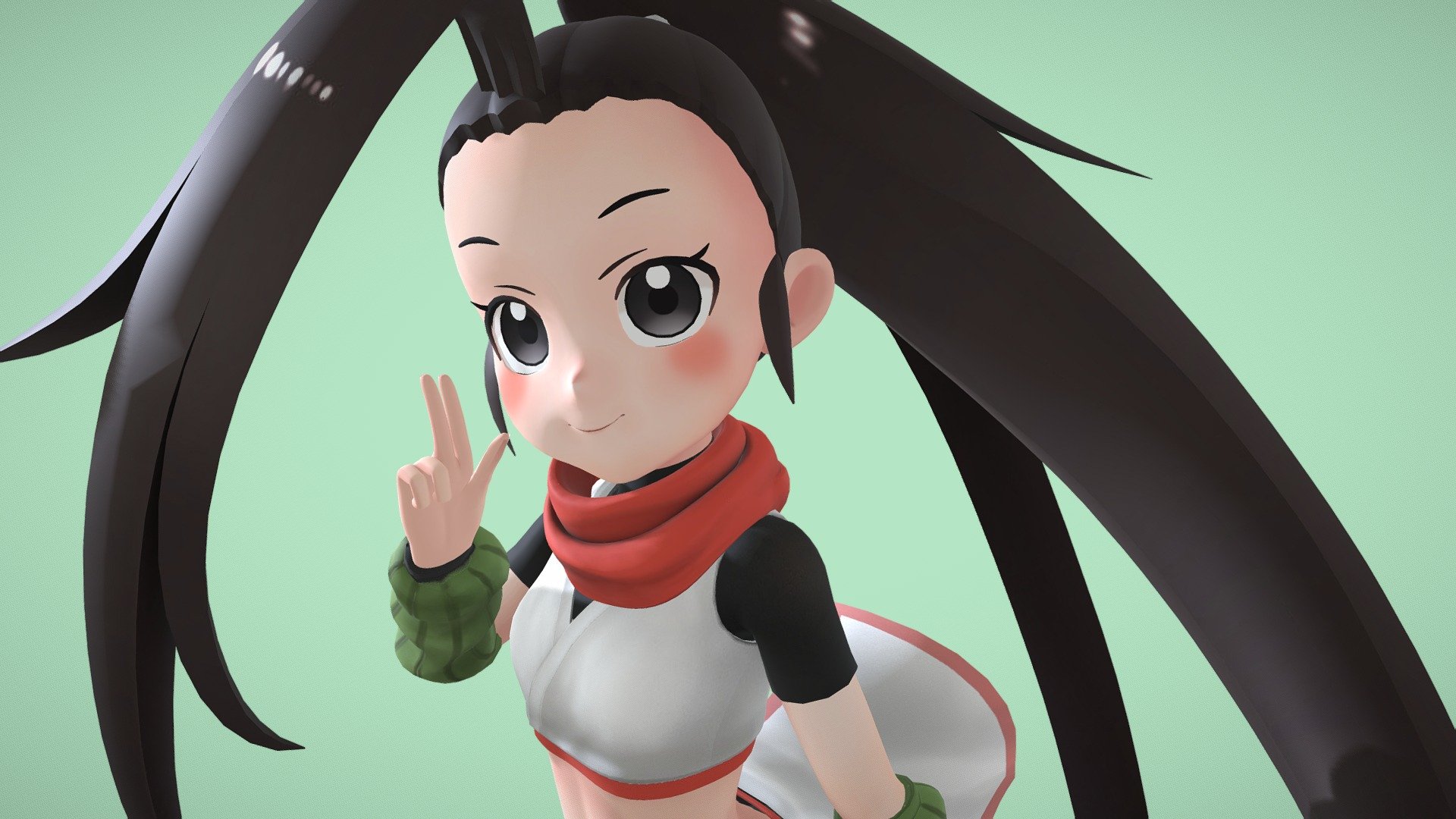 Kunoichi Tsubaki - 3D model by hwahaha418 [7c3f492] - Sketchfab