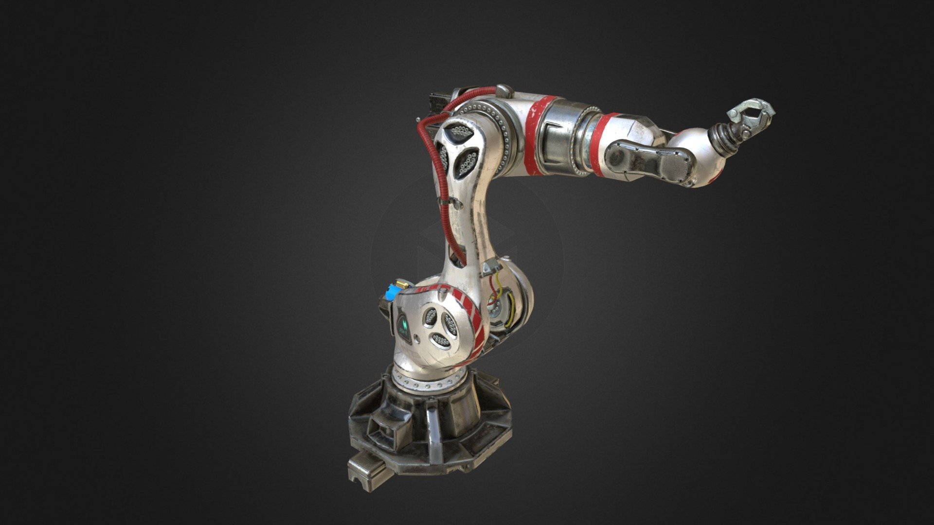 Robotic Arm - 3D model by bakerthegamemaker [7c3f9d0] - Sketchfab