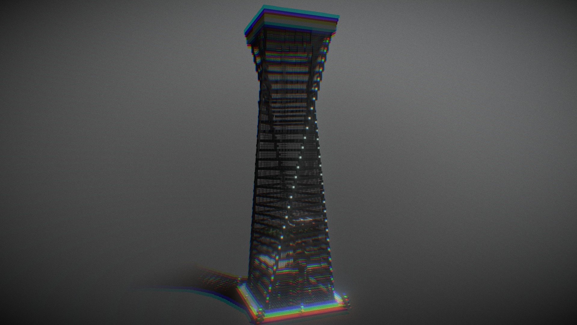 Futuristic Tower - Download Free 3D model by QuetzMC [7c40511] - Sketchfab