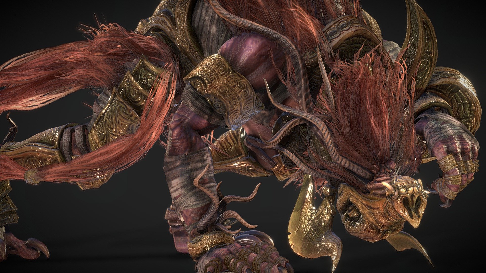 Miskath, the Shackled Martyr - Download Free 3D model by Spinnee ...