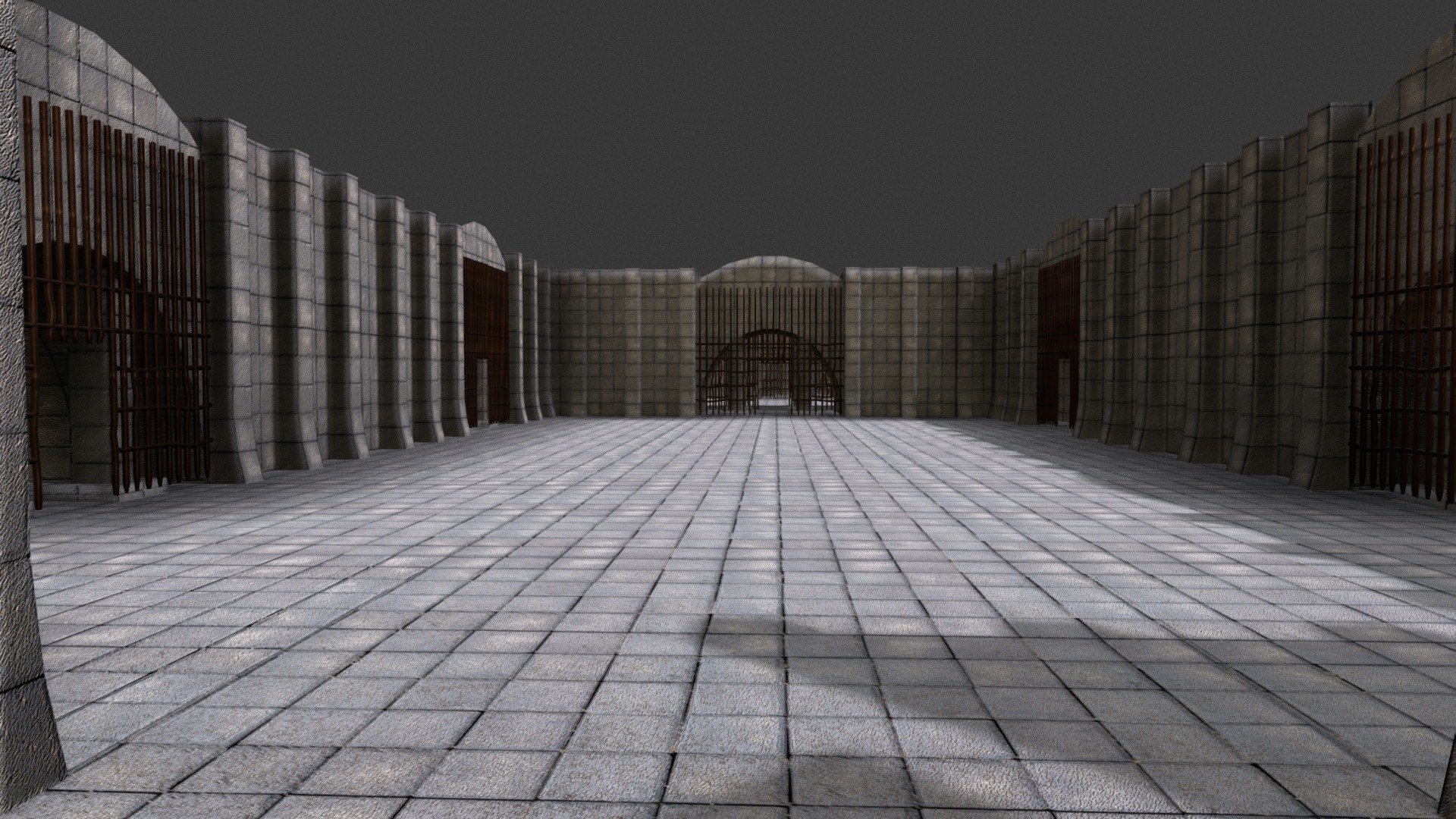 Complete Medieval Tiled Castle Interior - Download Free 3D model by ...