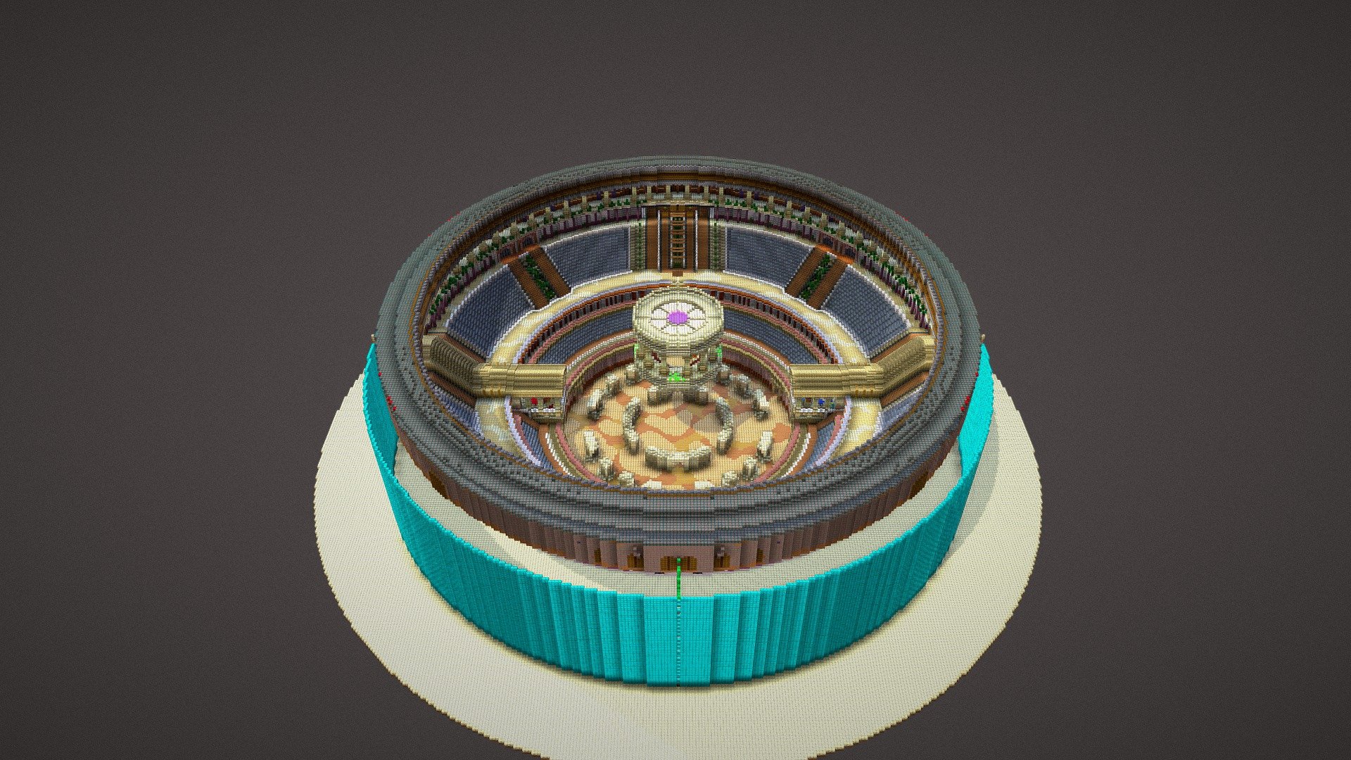 PVP Arena - 3D model by RedBox Minecraft Studio (@KlashRaick) [7c42eb1 ...