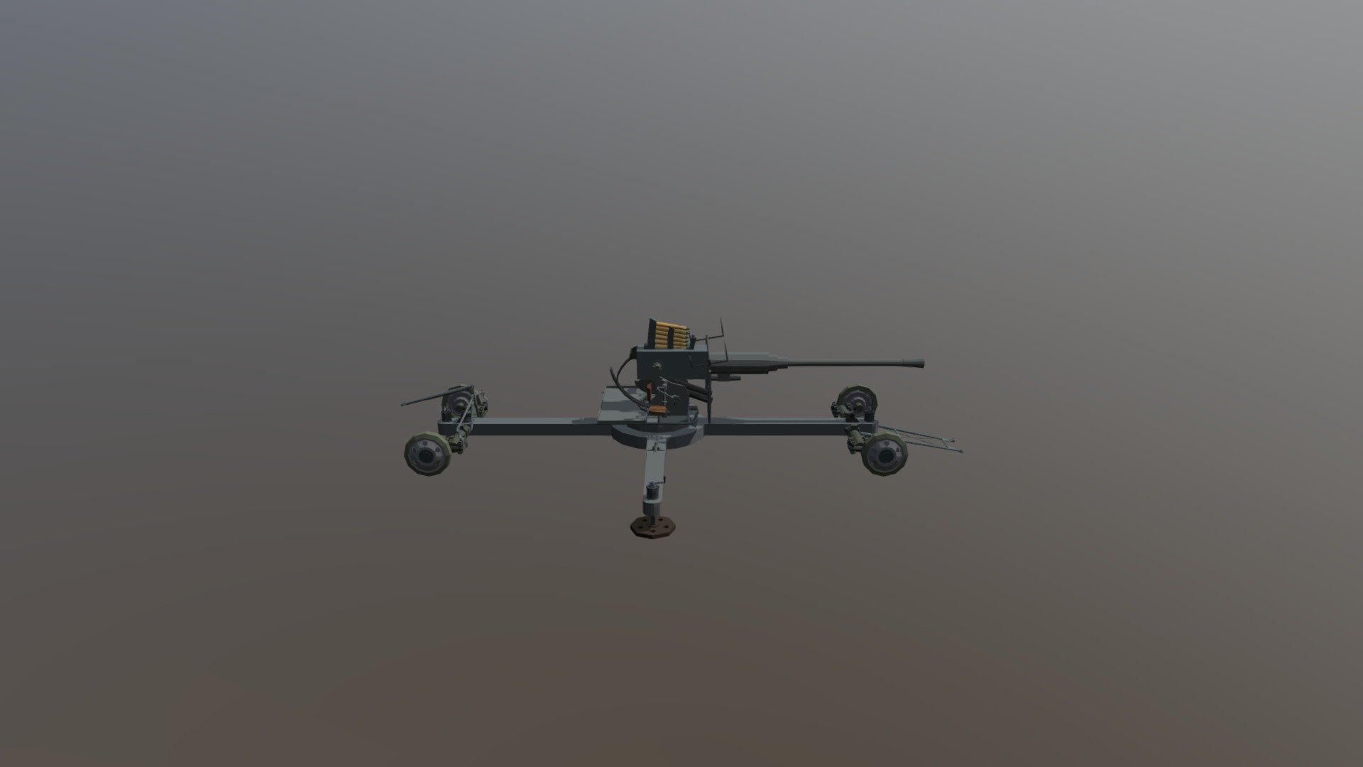 Bofors L60 /Ordeal - World War 2 Game - 3D model by ...
