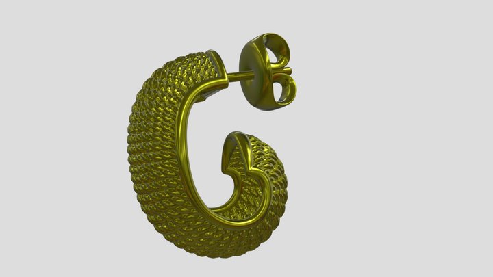 Earrings 3D models - Sketchfab