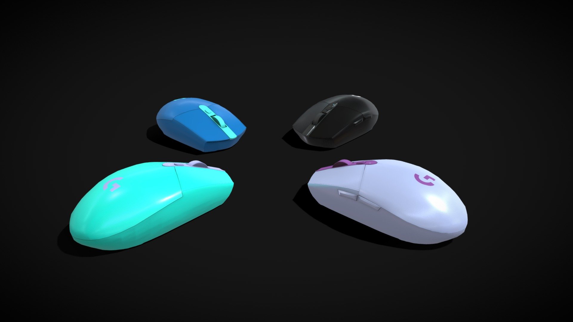 Logitech G305 (Low Poly) - Buy Royalty Free 3D model by Matheuskina ...