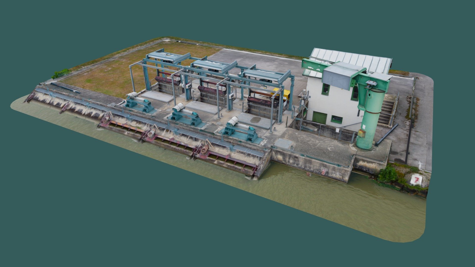 Danube Power-Plant - Download Free 3D model by eliasduda [7c45287 ...