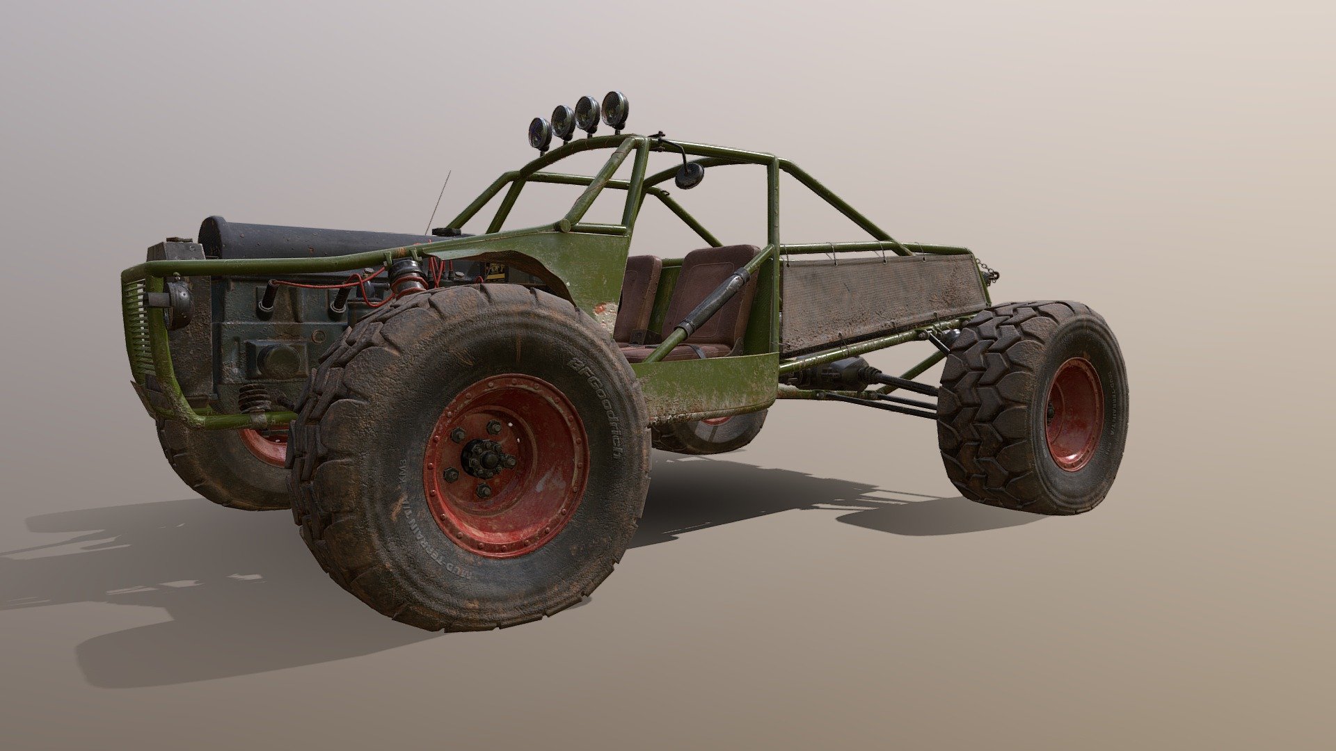 Buggy - 3D model by av.chakilev [7c4573e] - Sketchfab