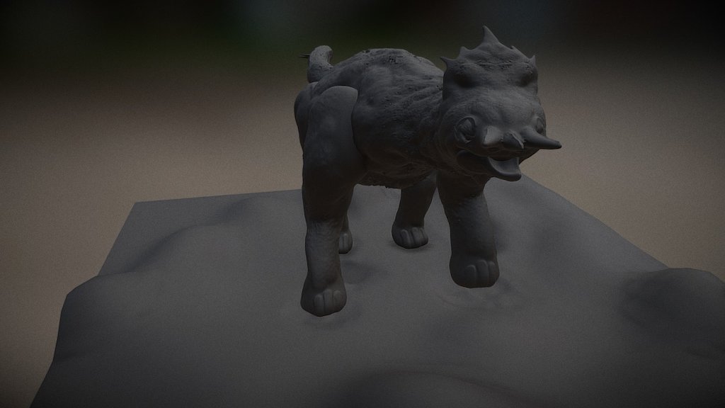 Cyclops Cornu Saurus - 3D model by SpaceGolby [7c45873] - Sketchfab