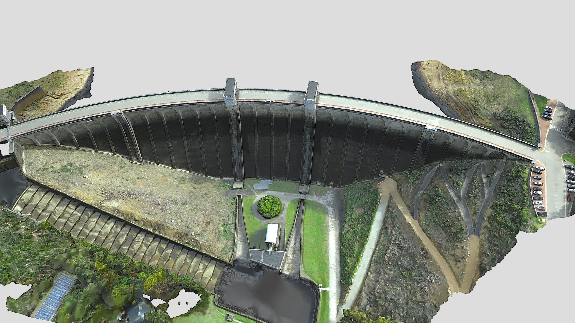 Barrage 3D - 3D model by Helodrone (@Helodrone_Demo) [7c4695c] - Sketchfab