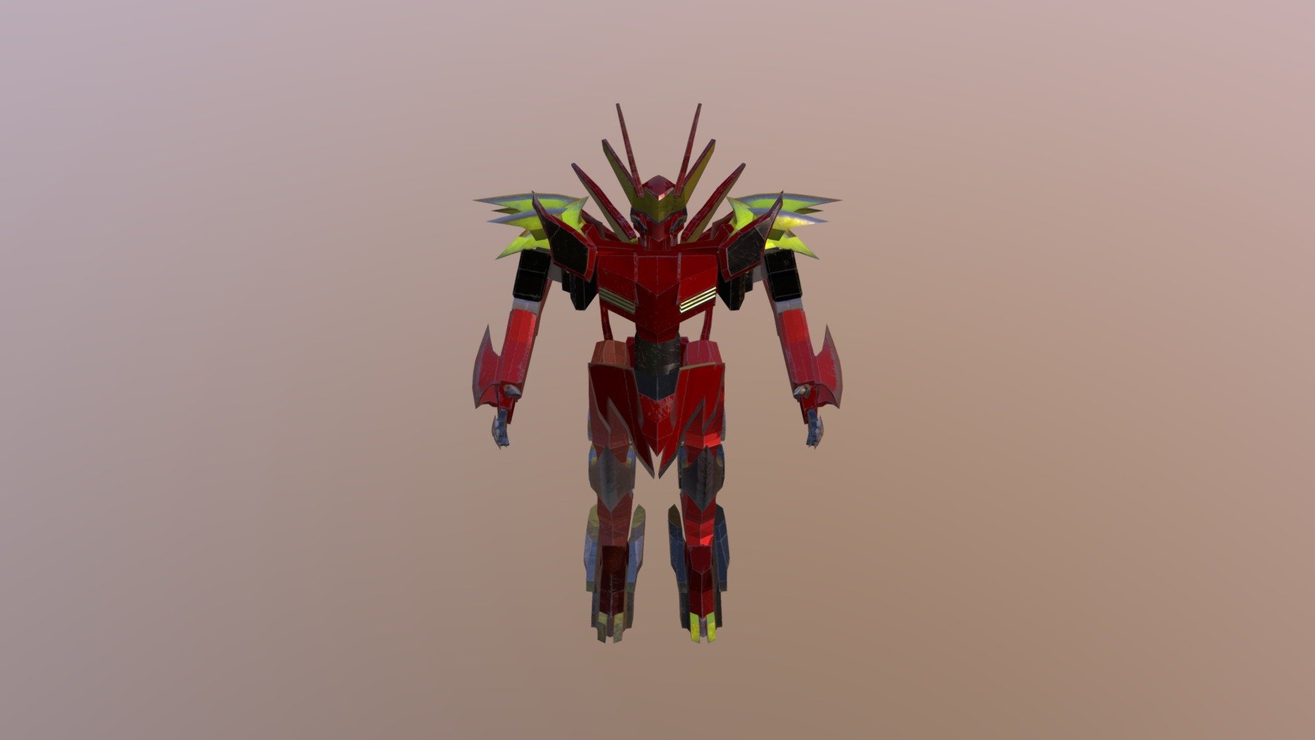 Mecha made for VR game (Exam Project) - 3D model by Joakim (@JoakimRom ...