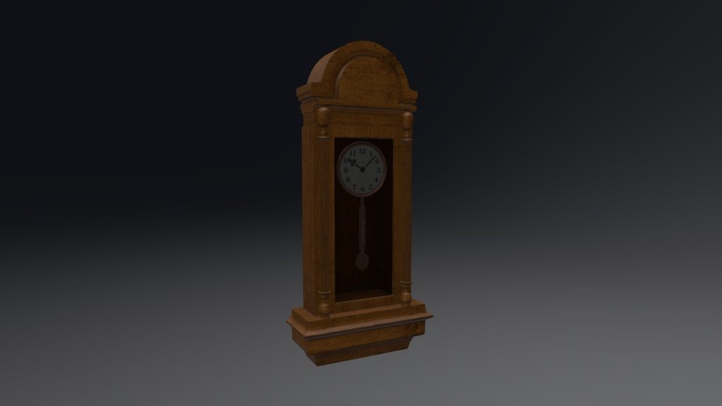 The clock - 3D model by fadiazar [7c4920b] - Sketchfab