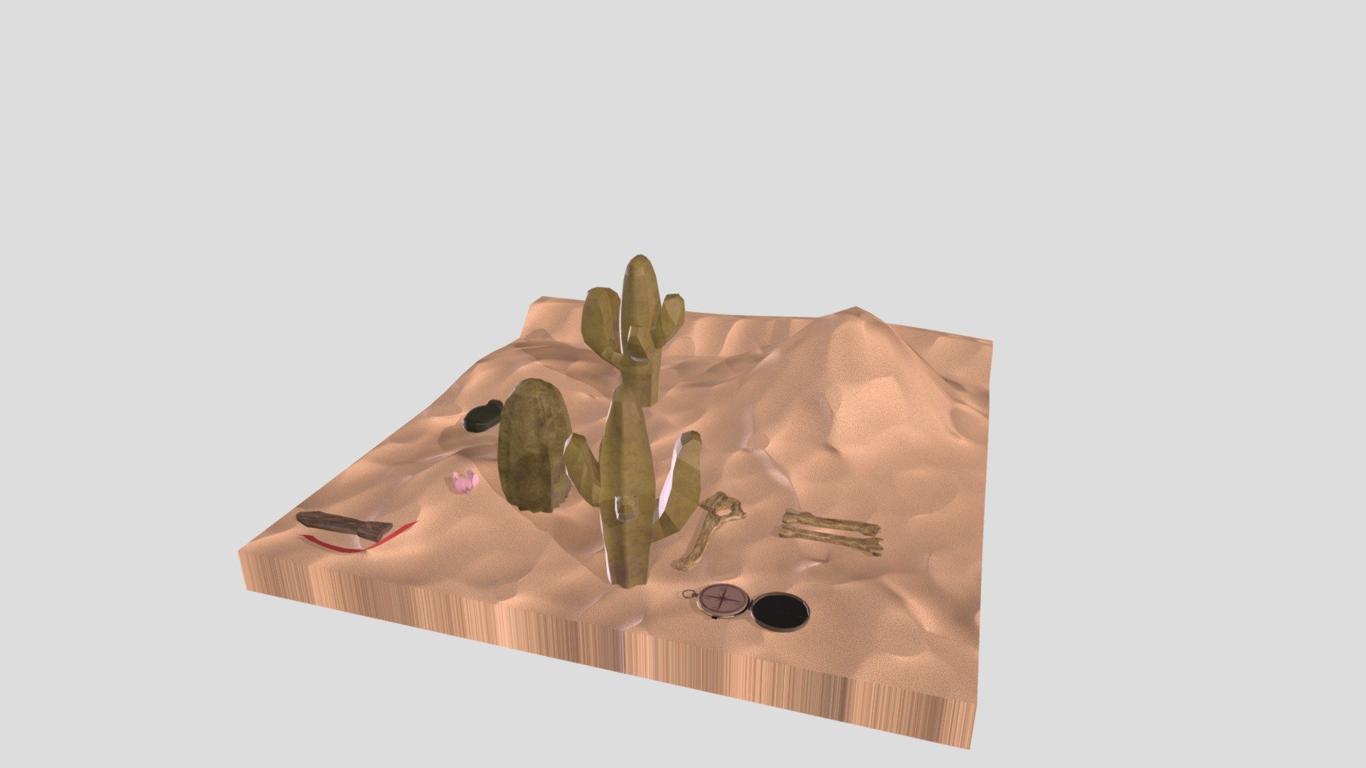 Desert Diorama Project - 3D model by purplepages (@purpleavenue ...