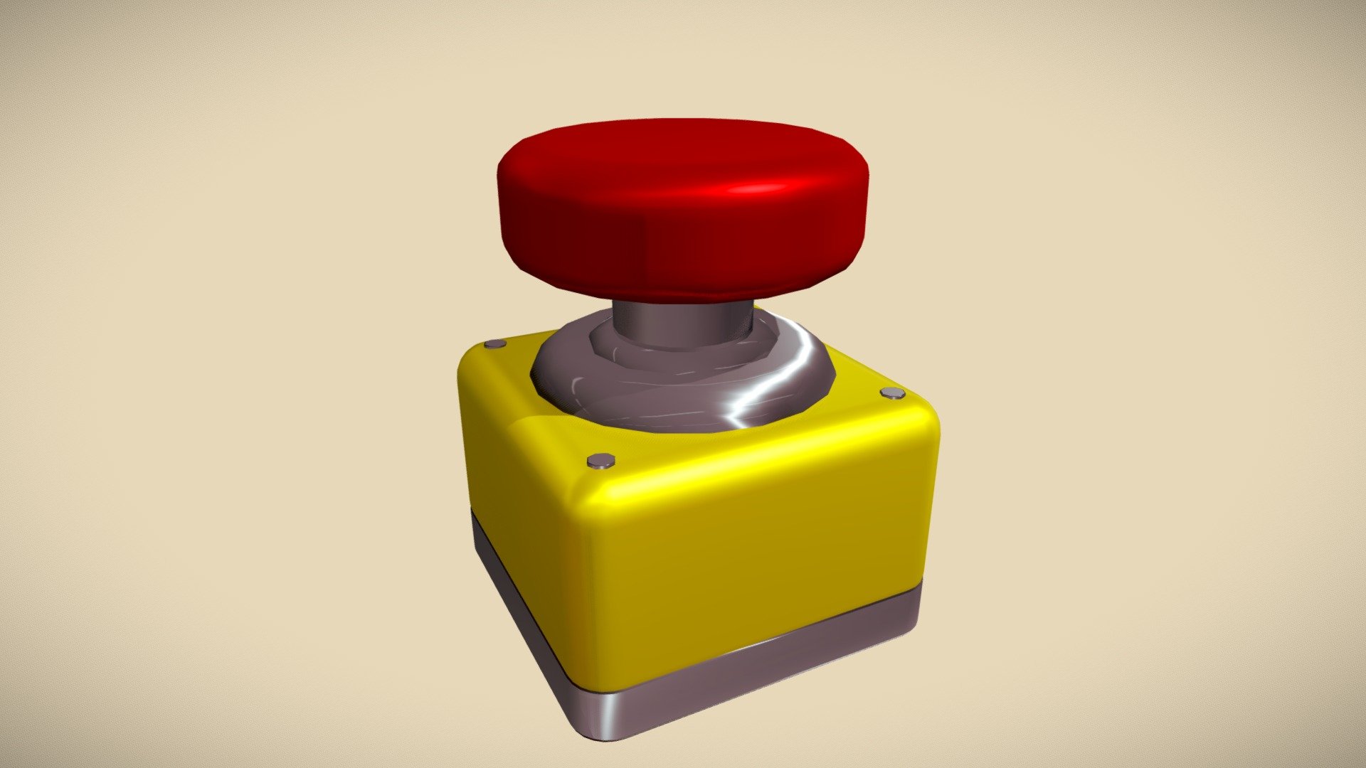 Emergency Button - 3D model by elkeyb476 [7c4bb1a] - Sketchfab
