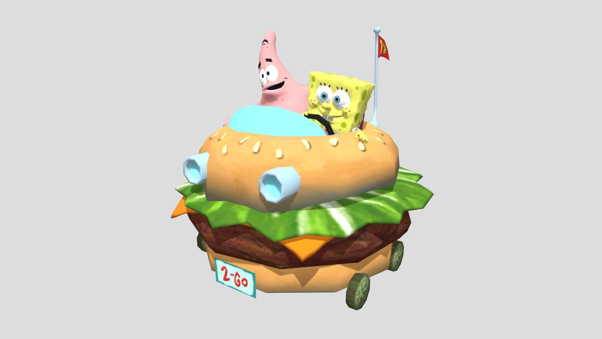 (GameCube) The Movie Patty Wagon - 3D model by SMF Friends Fan 2024 ...