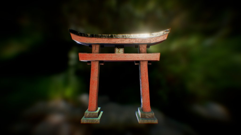 Torii - Download Free 3D model by kazukisakamoto [7c4d9c9] - Sketchfab