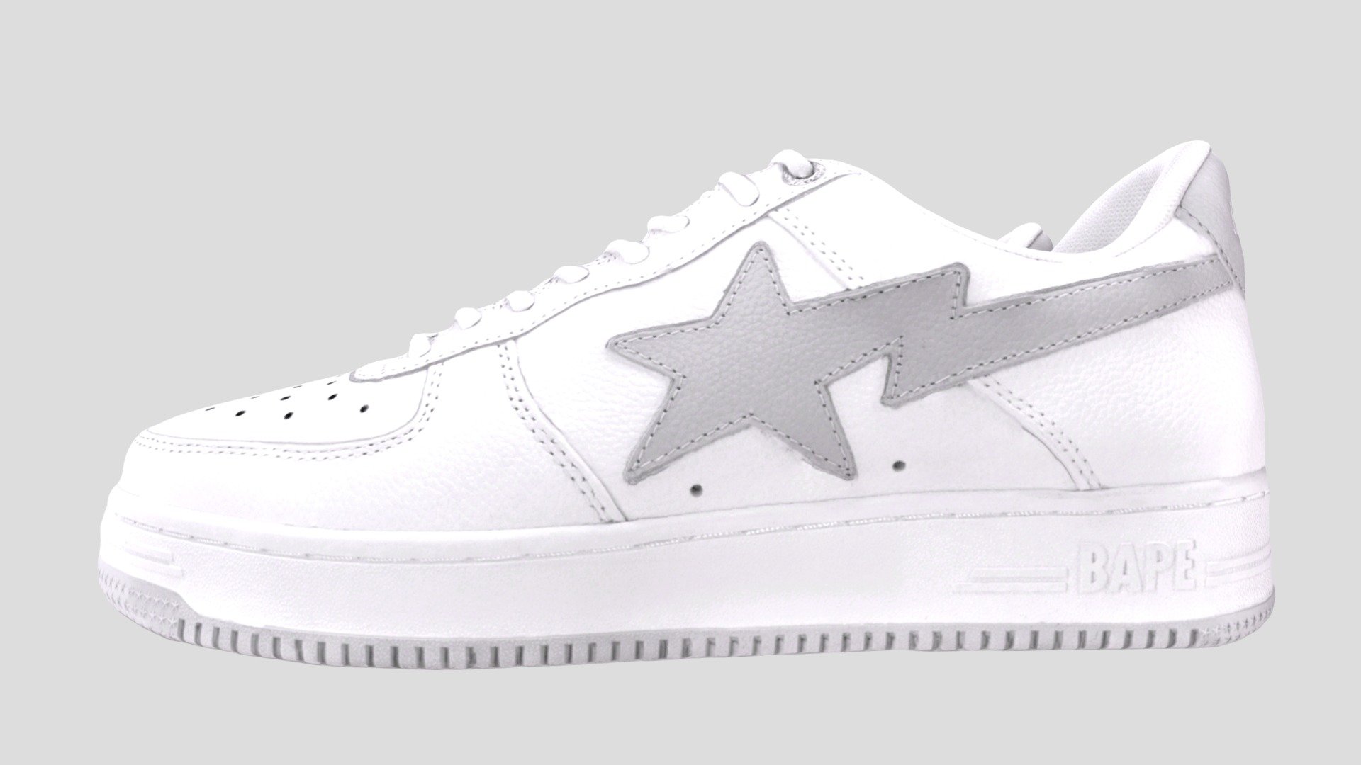 BAPE STA JJJJound white/grey - Download Free 3D model by SRUSH651 2th☑ ...